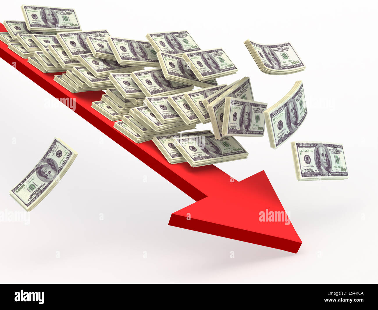 Money chart down hi-res stock photography and images - Alamy