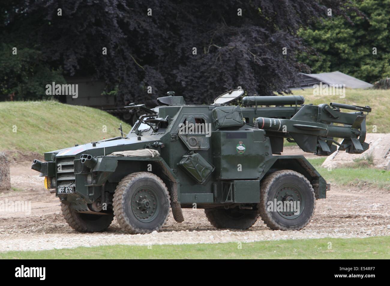 Humber Hornet Malkara guided missile anti tank vehicle Stock Photo - Alamy