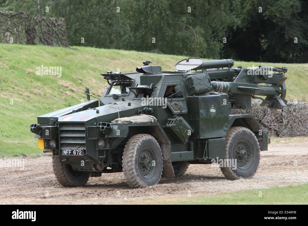 Humber Hornet Malkara guided missile anti tank vehicle Stock Photo - Alamy