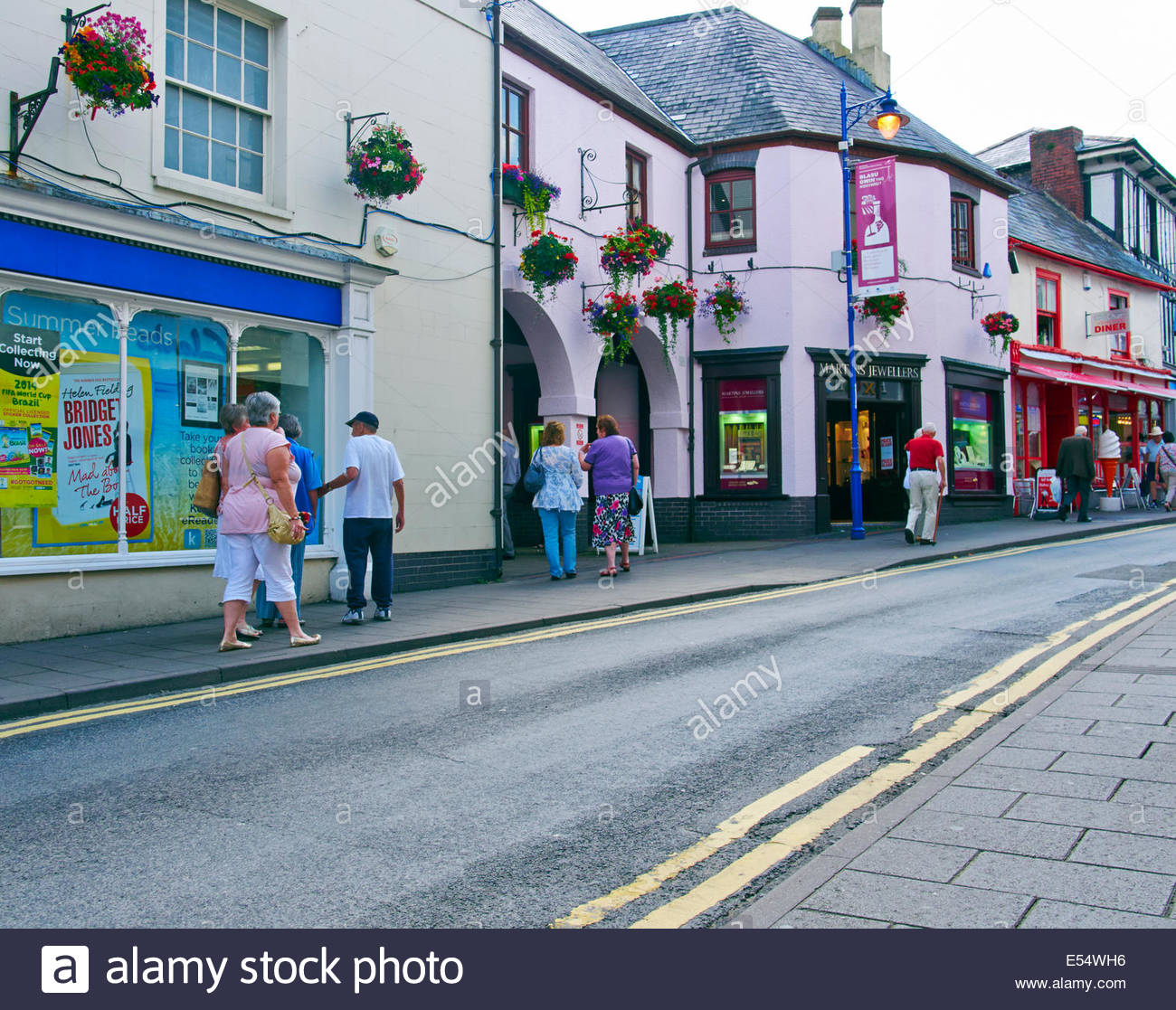 Shopping Centre Abergavenny Wales Uk Stock Photos & Shopping Centre ...