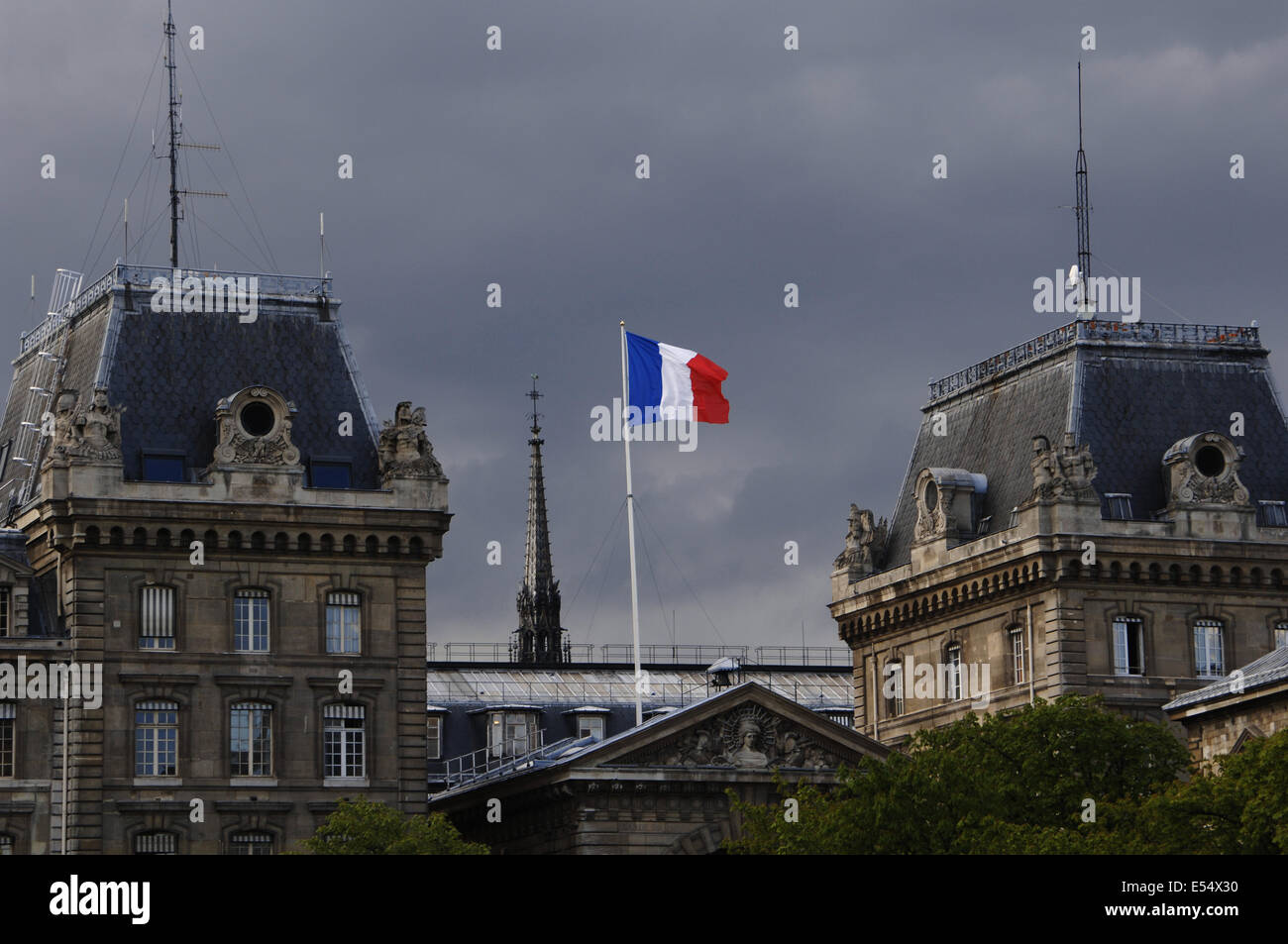 France. Paris. French flag Stock Photo - Alamy