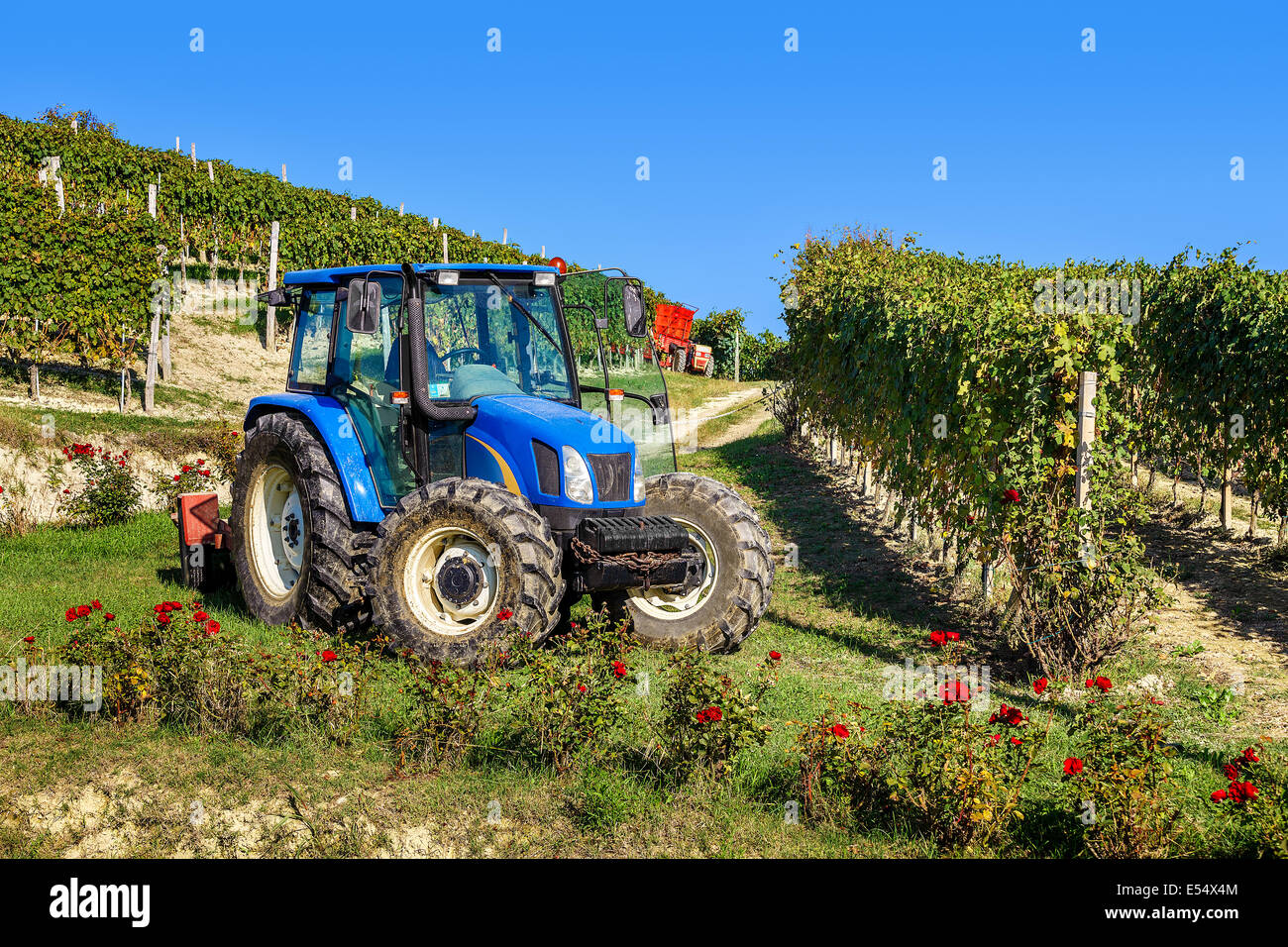 Vineyard tractor hi-res stock photography and images - Alamy