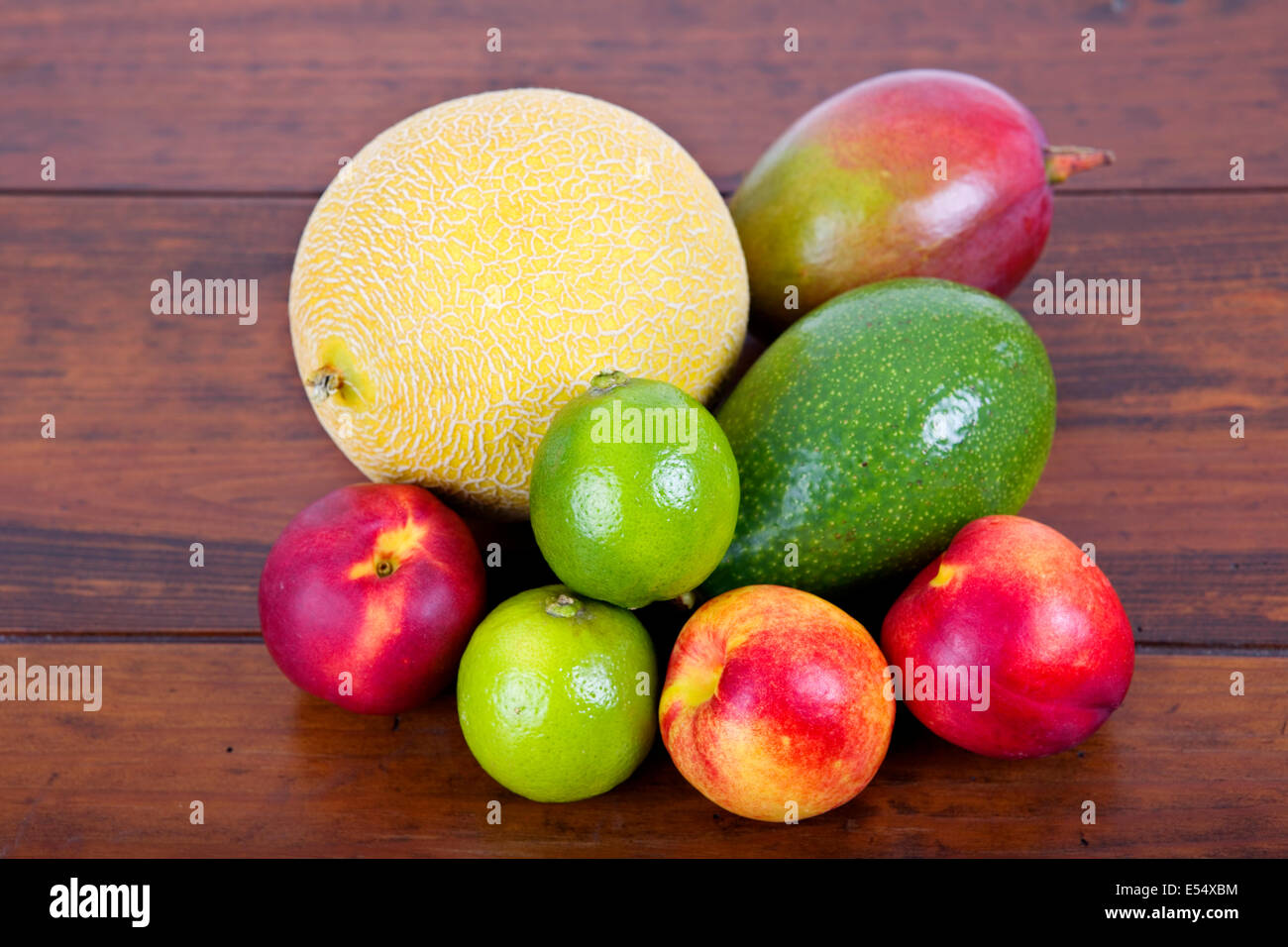variety of fruits at the kitchen Stock Photo - Alamy