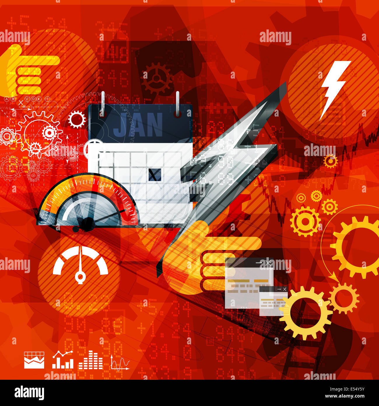 Business Schedule - Stock Image Stock Photo - Alamy