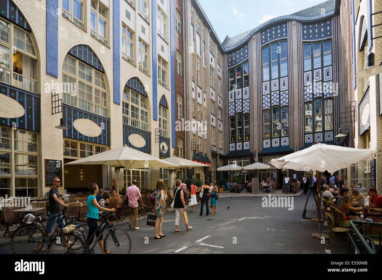 Hackesche Hoefe courtyard, Berlin, Germany Stock Photo - Alamy