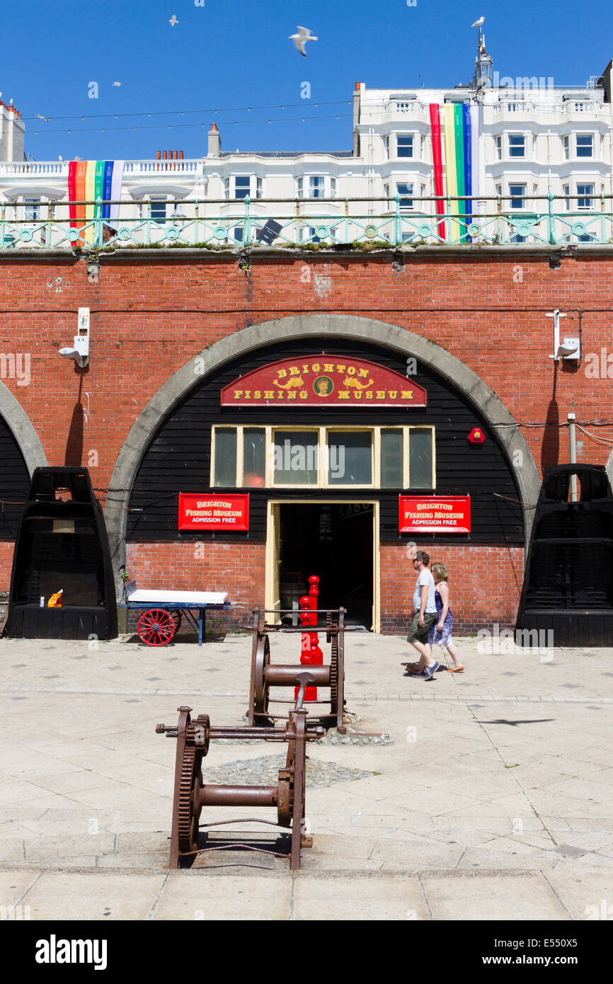 Brighton fishing museum, East Sussex, England, UK Stock Photo - Alamy