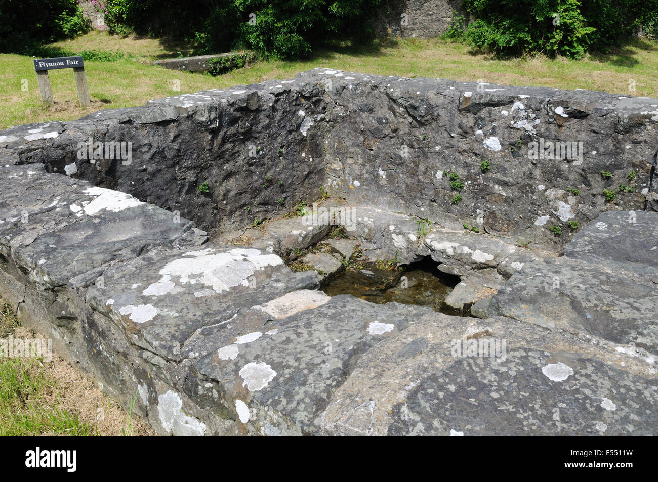 Ffynnon Fair Holy Well in Bryncroes Village Llyn Peninsula Gwynedd ...