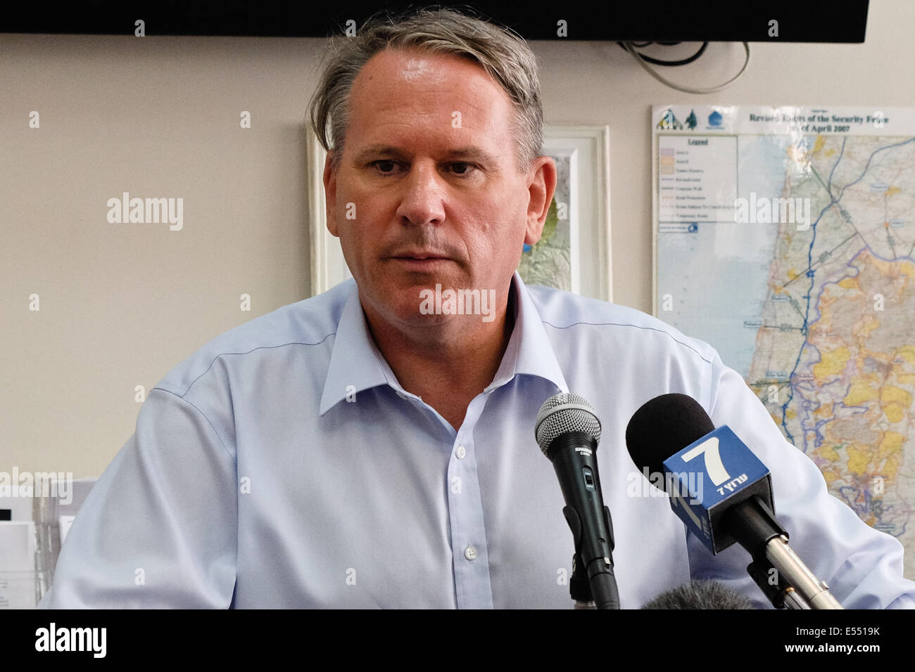 Jerusalem, Israel. 21st July, 2014. Colonel RICHARD KEMP, former ...