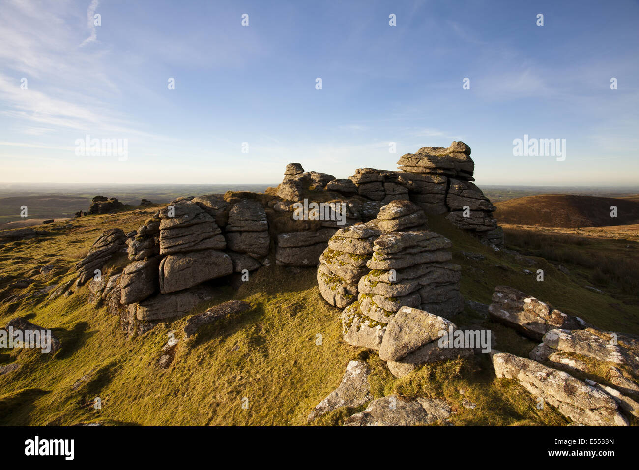 Sunlight on upland moors hi-res stock photography and images - Alamy