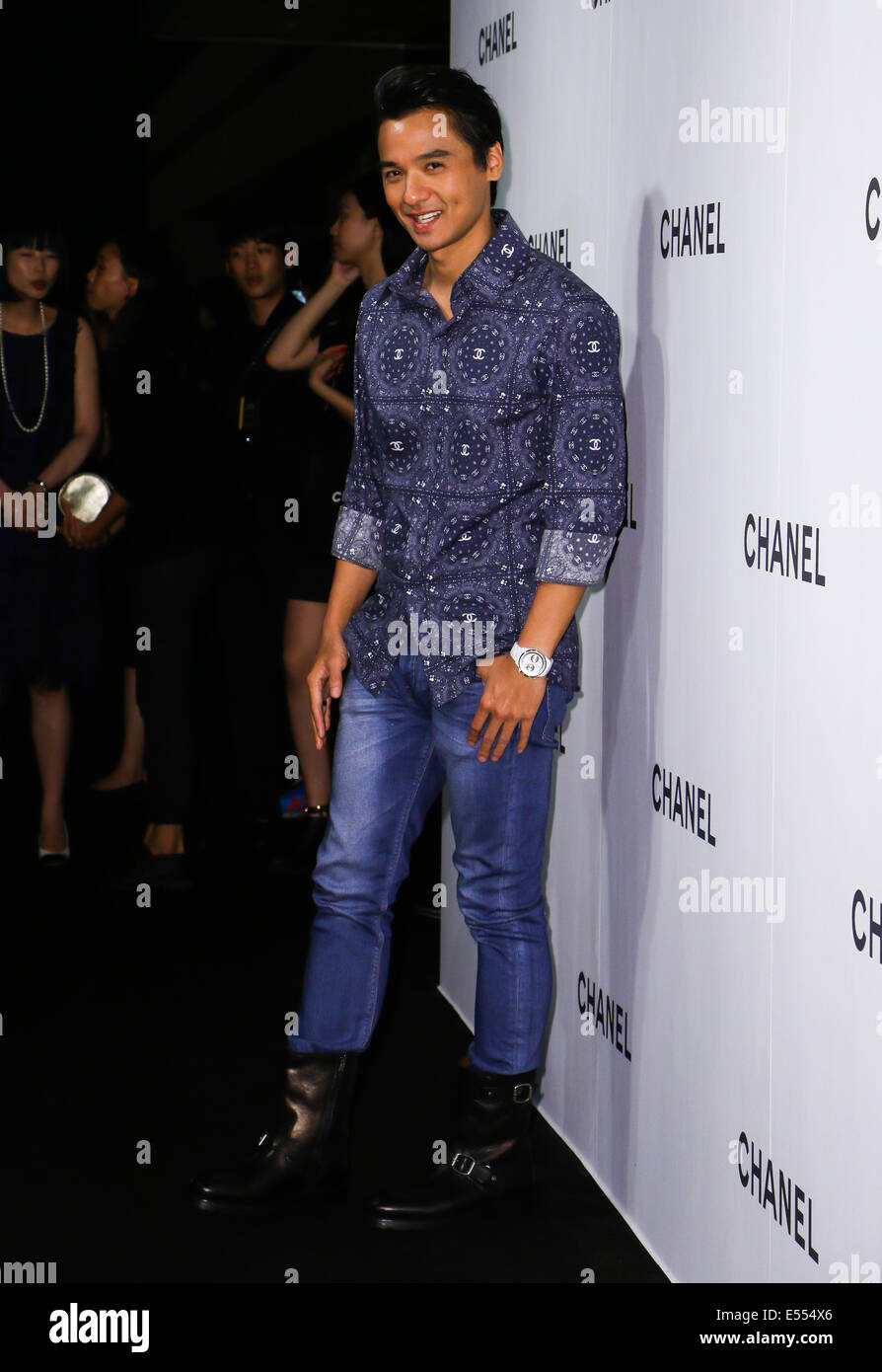 Taipei. 18th July, 2014. Actor Stephen Fung attends commercial event in ...