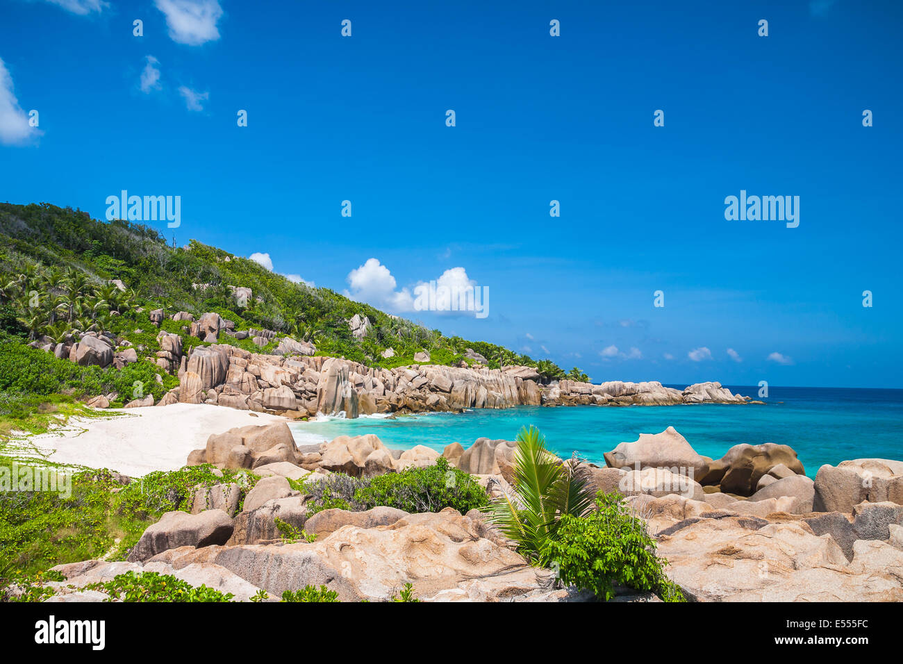 Stunning Remote Tropical Beach Stock Photo - Alamy