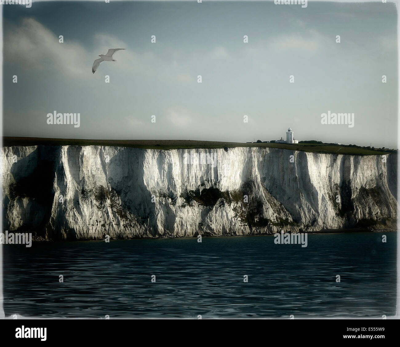 PHOTO ART: The White Cliffs of Dover, Kent, Great Britain Stock Photo ...