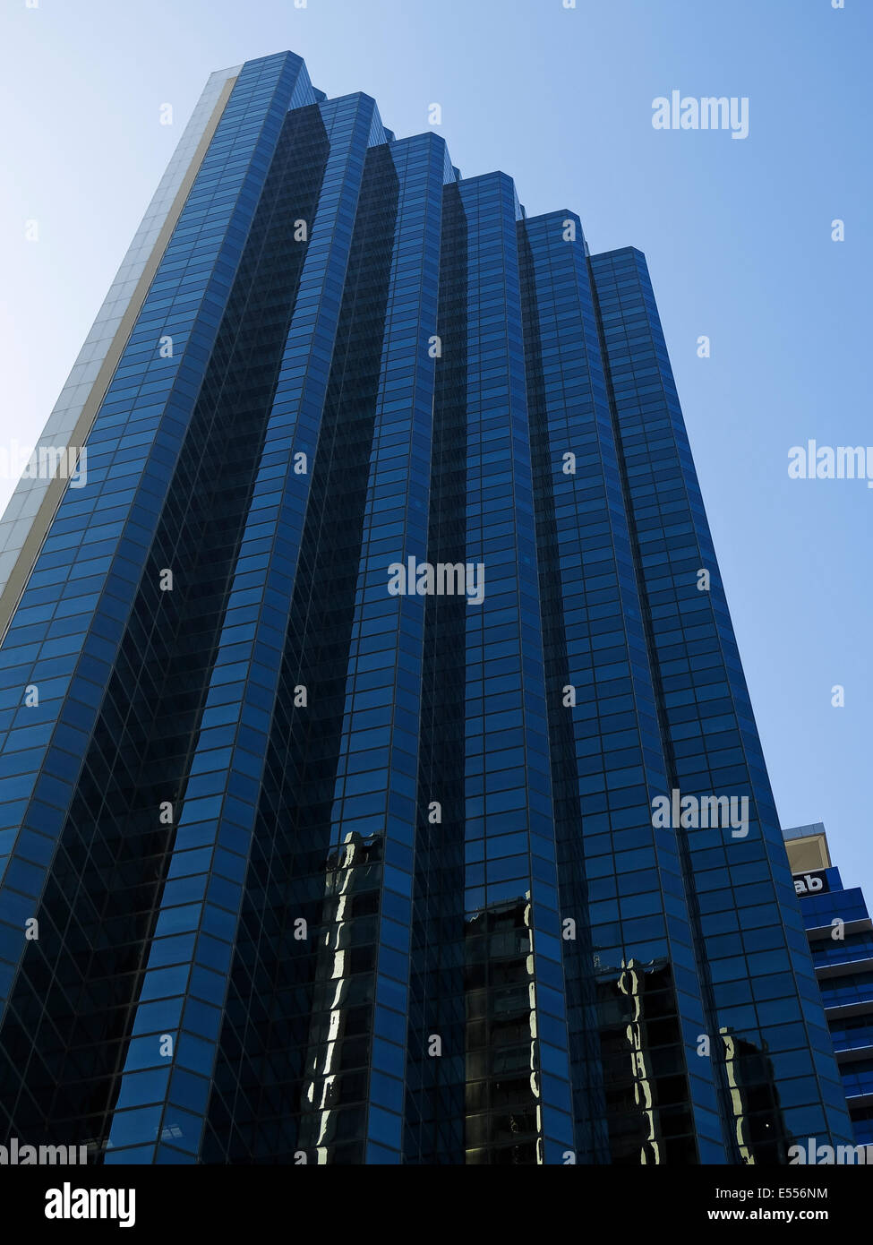 Typical building in early morning sunlight in Perth city centre Western ...
