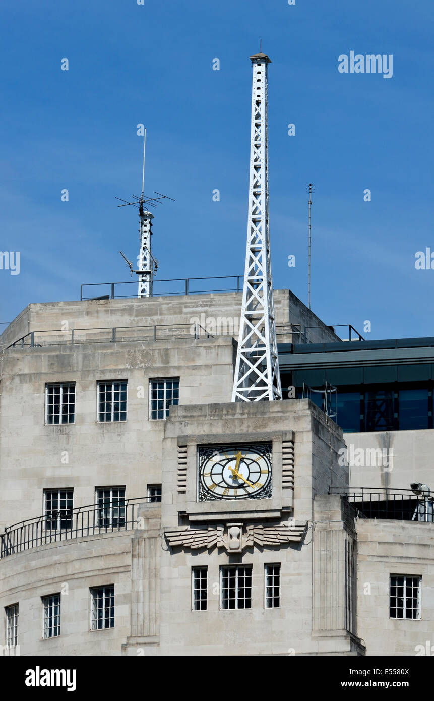 Broadcasting house bbc aerial hi-res stock photography and images - Alamy