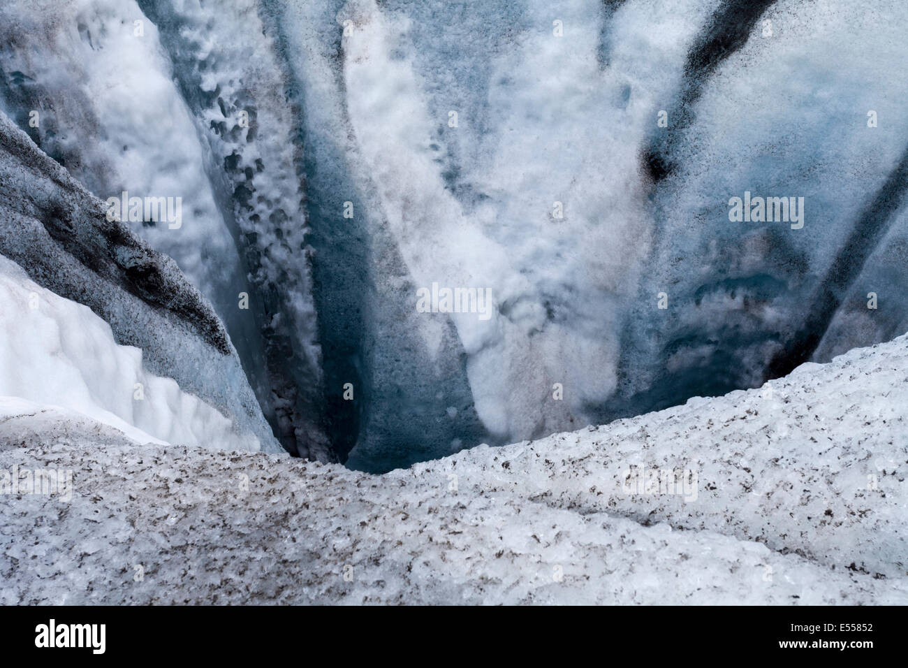 Ice crevasse hi-res stock photography and images - Alamy
