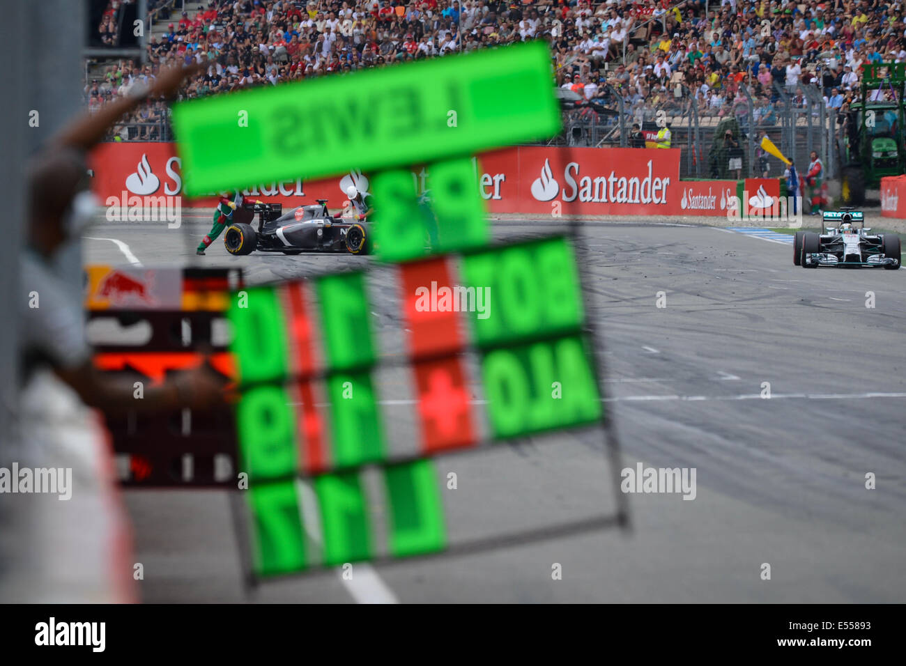 Hockenheim, Germany. 20th July, 2014. The car of German Formula One ...