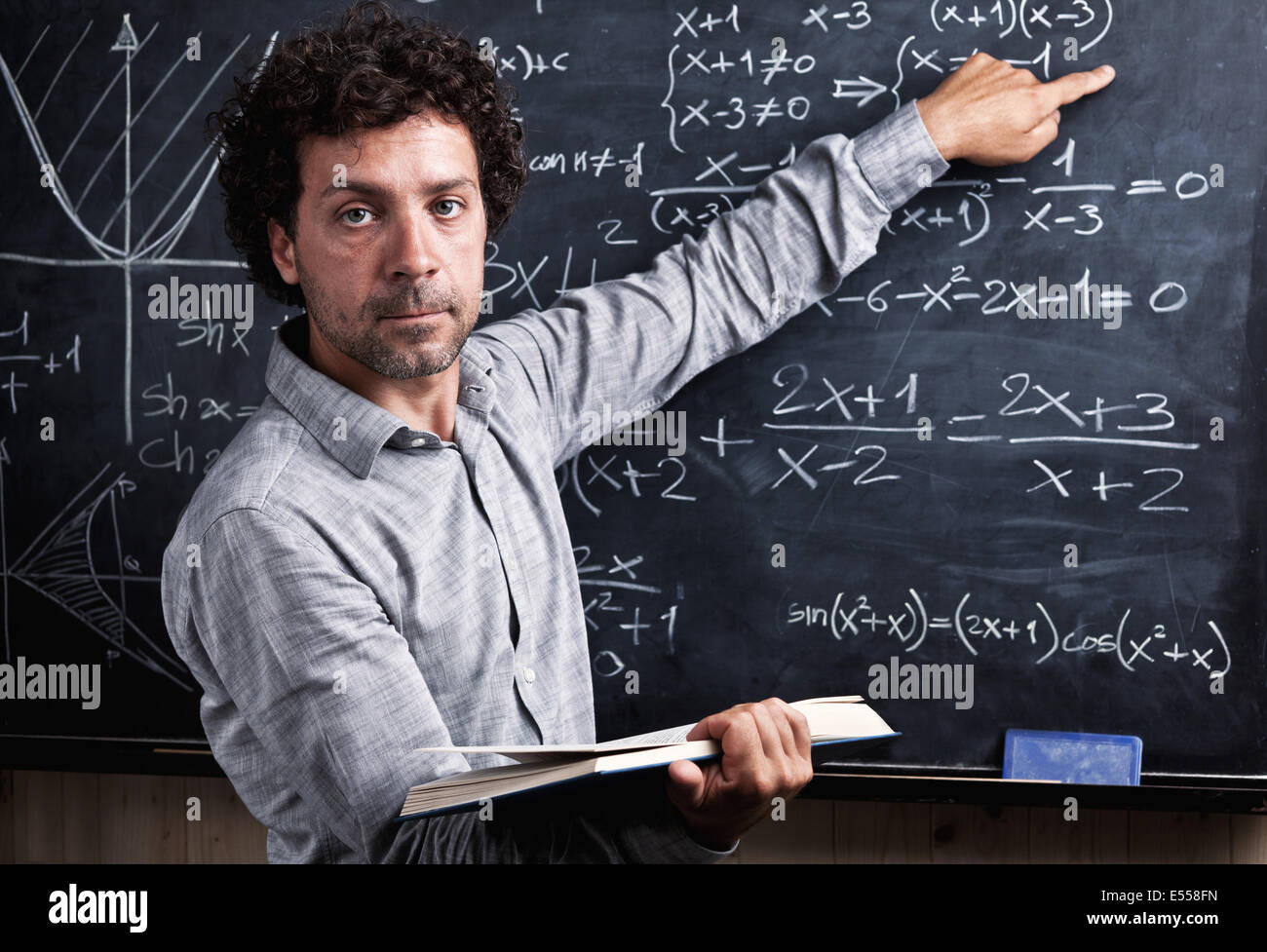 Math Blackboard Background