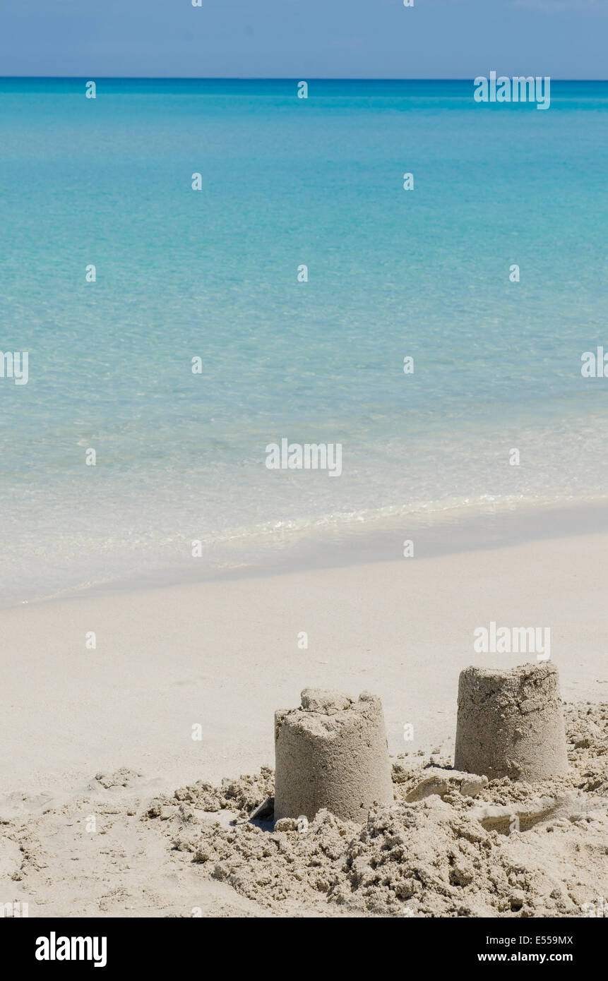 sand castle ruins, seashore Stock Photo - Alamy