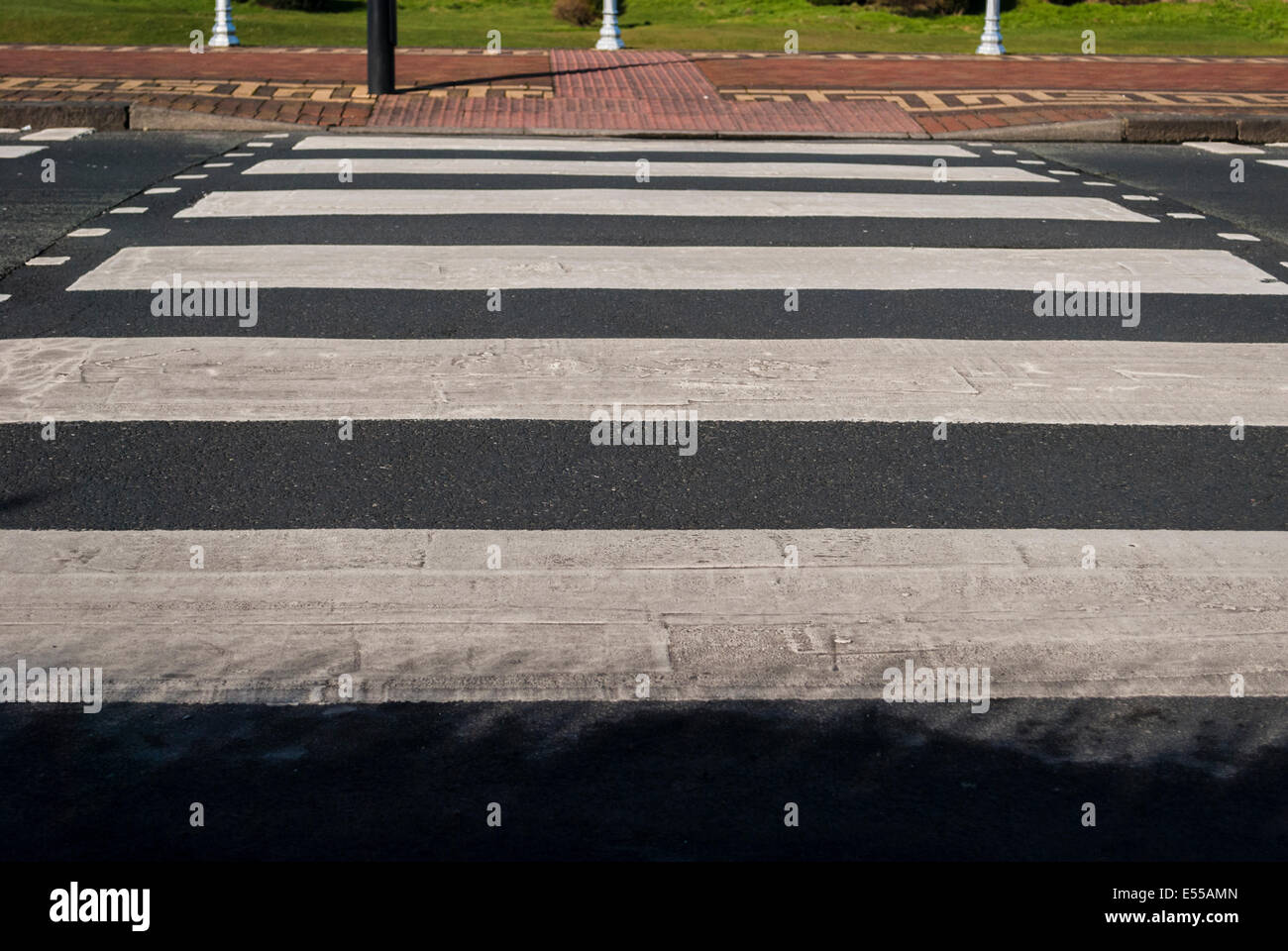 Zebra Crossing Road Pavement High Resolution Stock Photography and ...