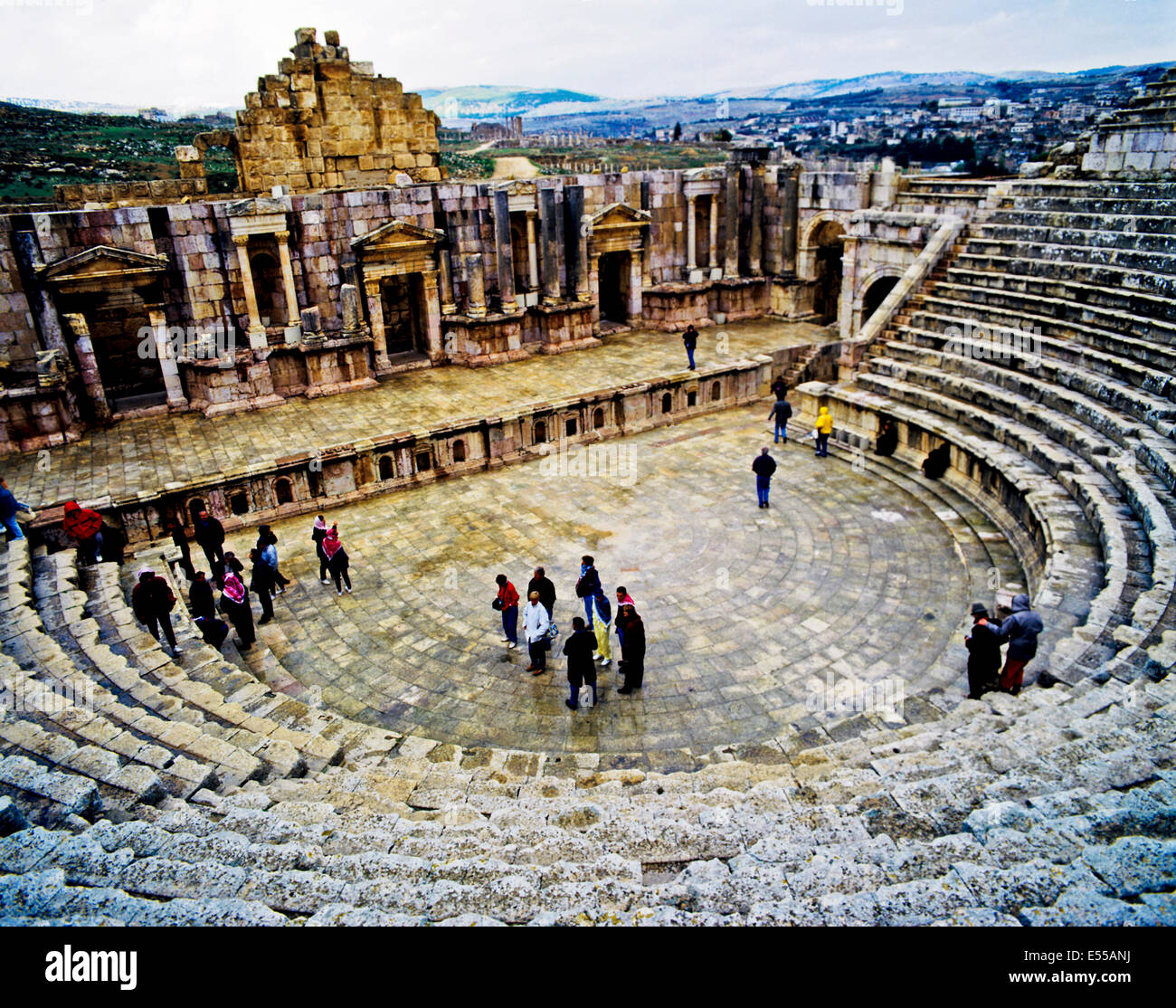 The Beit She'an ampitheatre, Beit She'an, Israel Stock Photo - Alamy