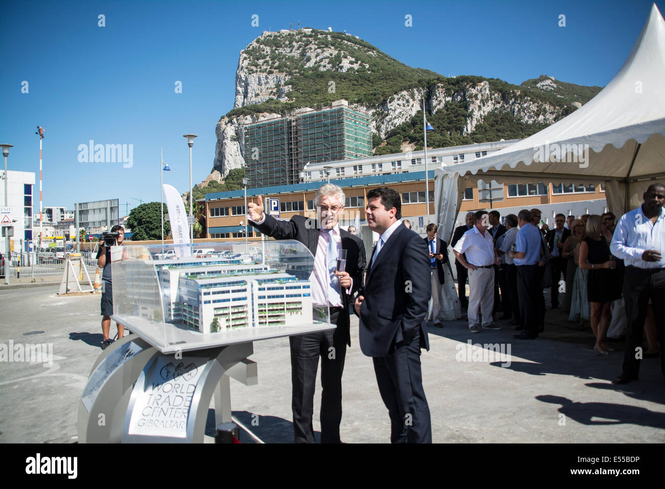 Gibraltar. 21st July, 2014. Chief Minister of Gibraltar Fabian Picardo ...