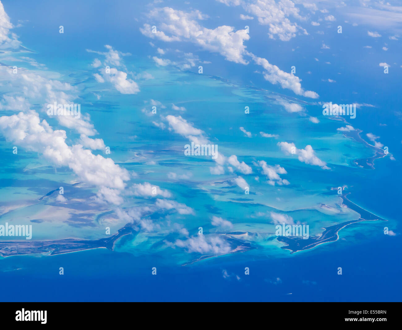 Caribbean ocean aerial hi-res stock photography and images - Alamy