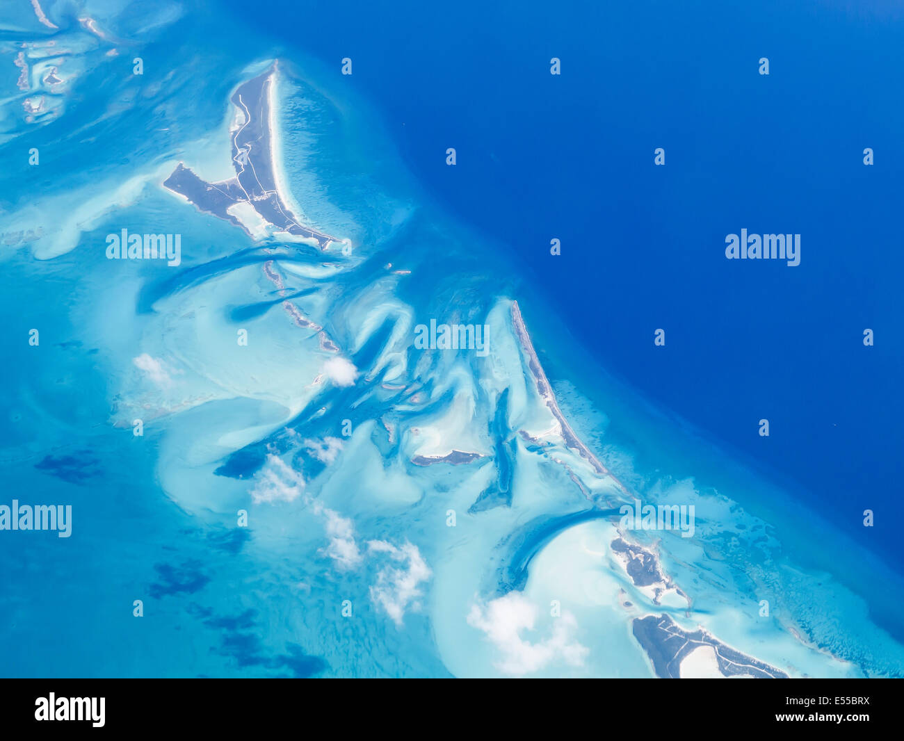 Aerial caribbean sea hi-res stock photography and images - Alamy