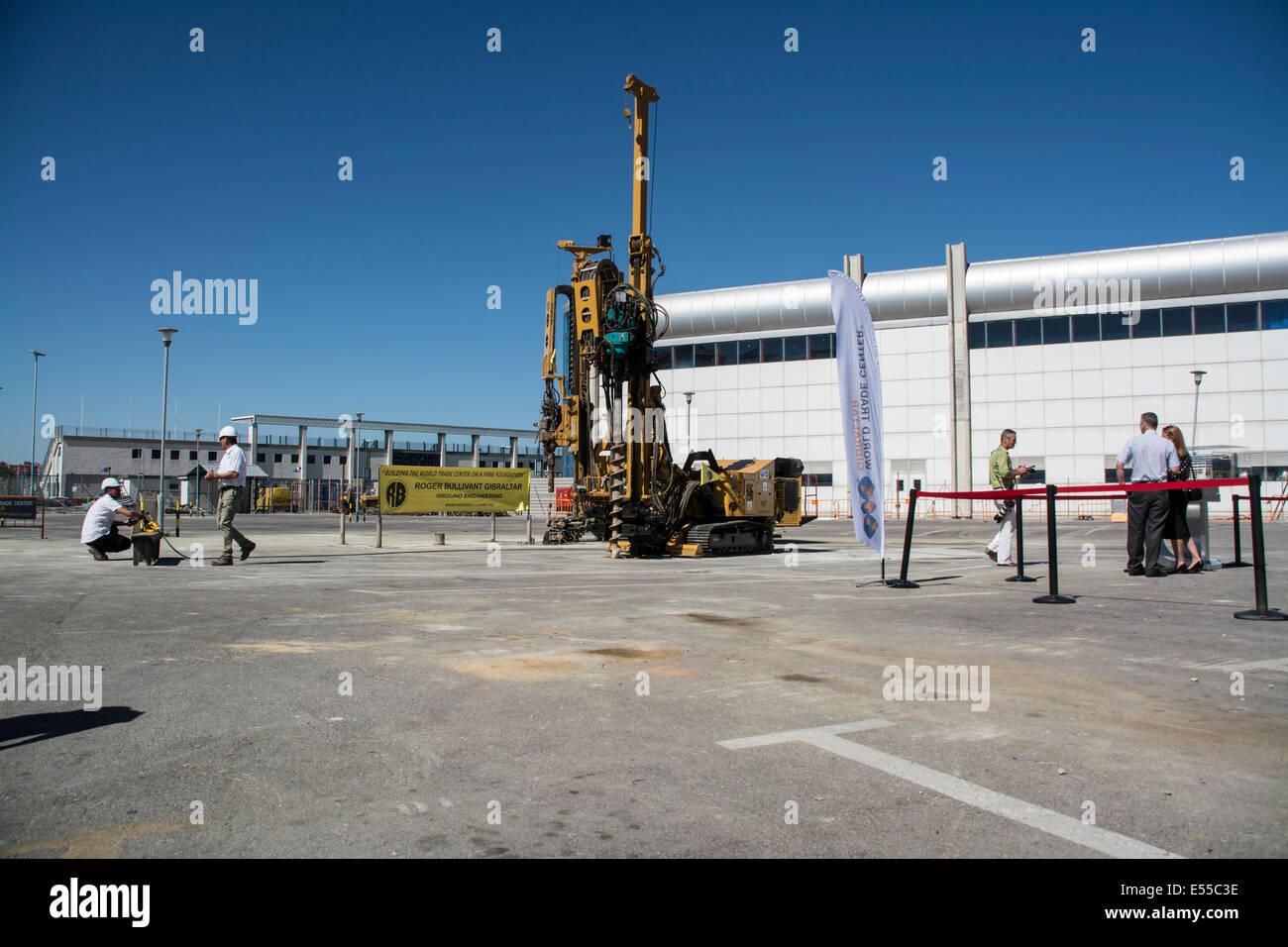 Gibraltar. 21st July, 2014. The old Bayside Road car park where the new ...