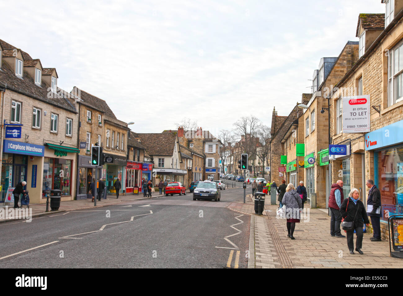 Witney High Street Stock Photo - Alamy