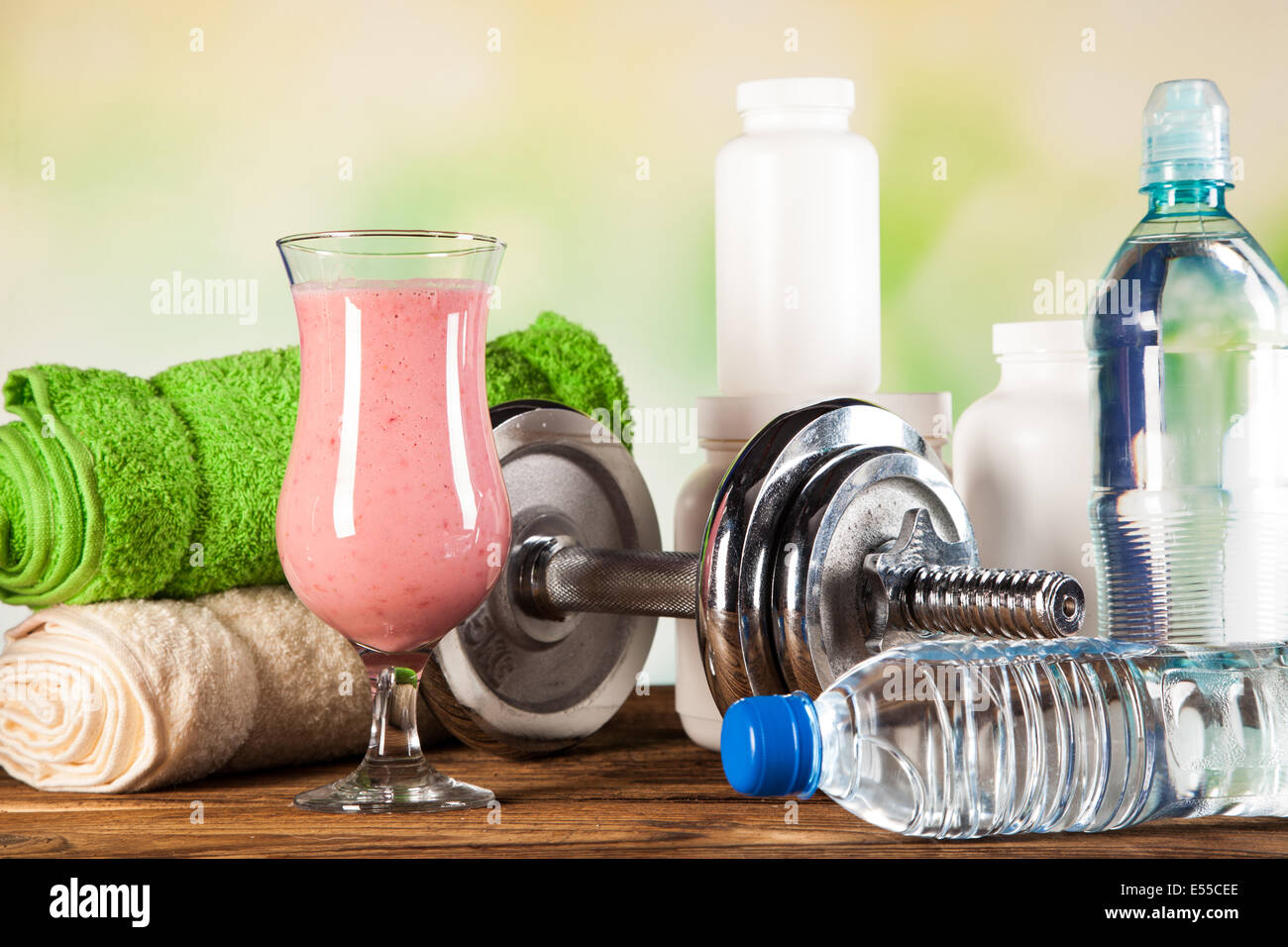 Exotic alcohol drinks set with fruits isolated on white background ...