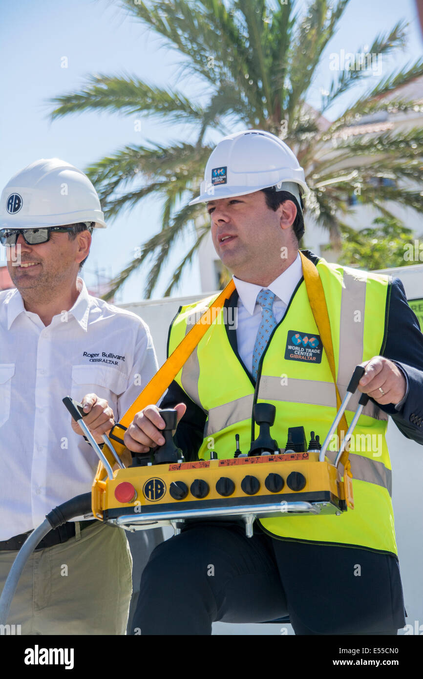 Gibraltar. 21st July, 2014. Chief Minister of Gibraltar Fabian Picardo ...