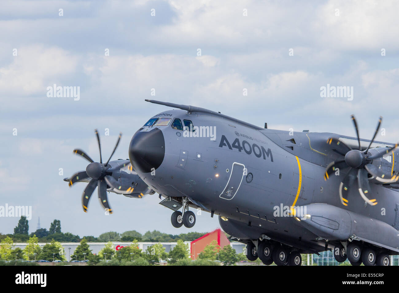 The Airbus A400M Atlas, a versatile military transport aircraft, was ...