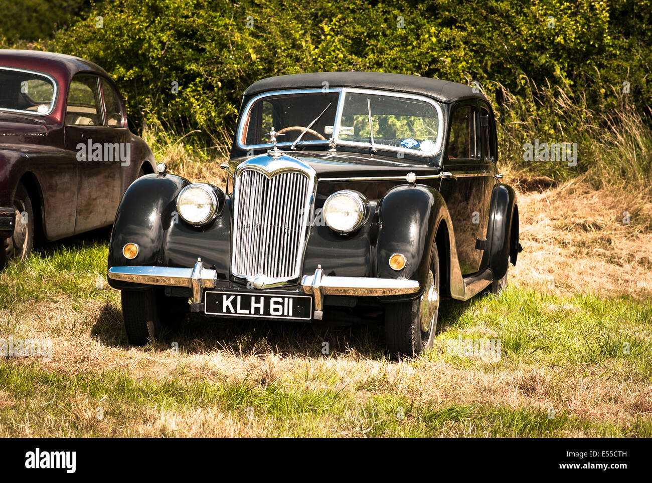 1950s Riley saloon car at a show in UK Stock Photo - Alamy