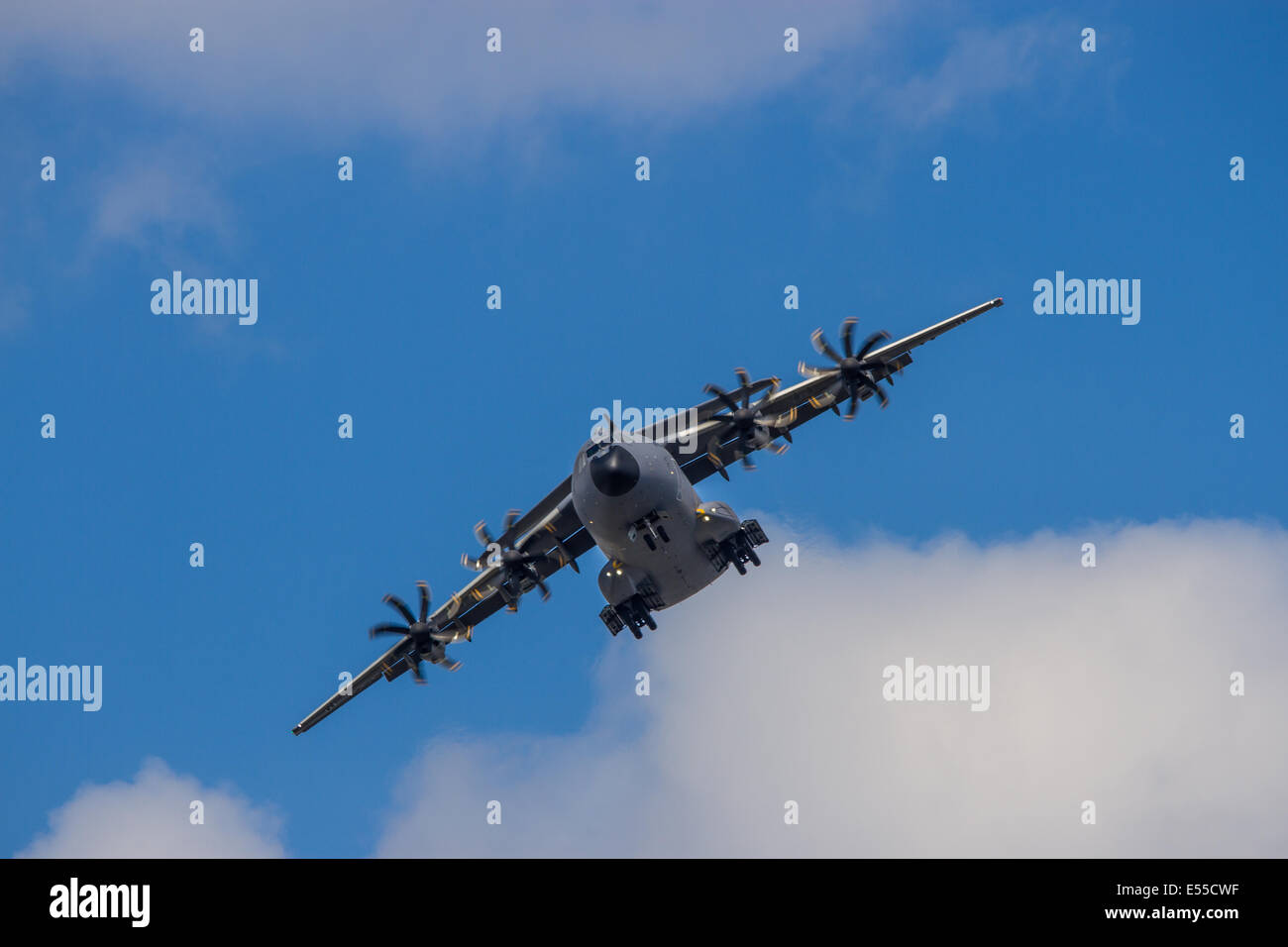 Airbus showcased its A400M Atlas, a versatile military transport ...
