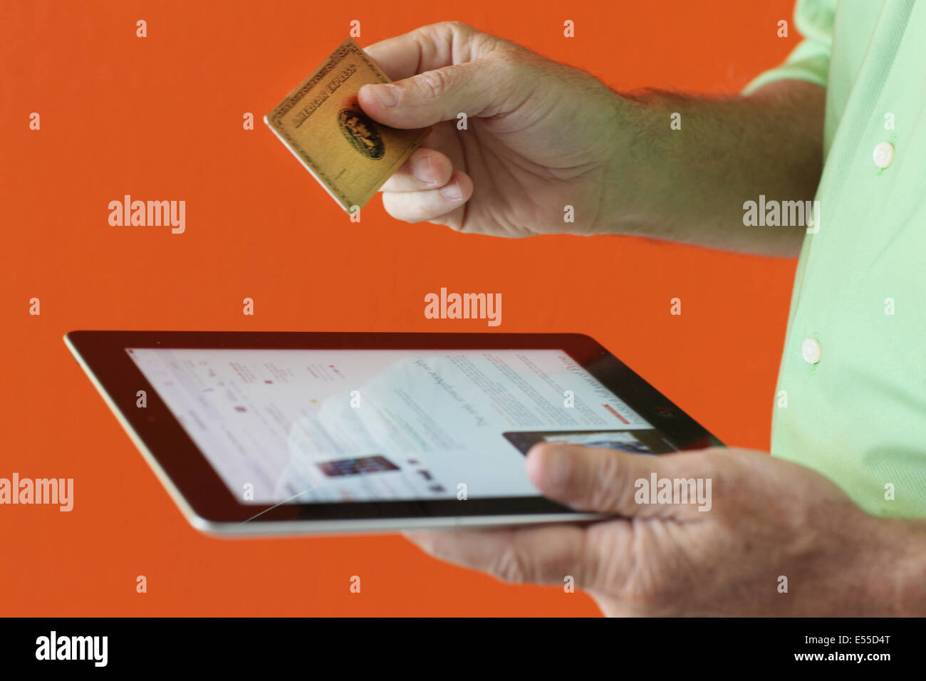 consumer with credit card Stock Photo - Alamy