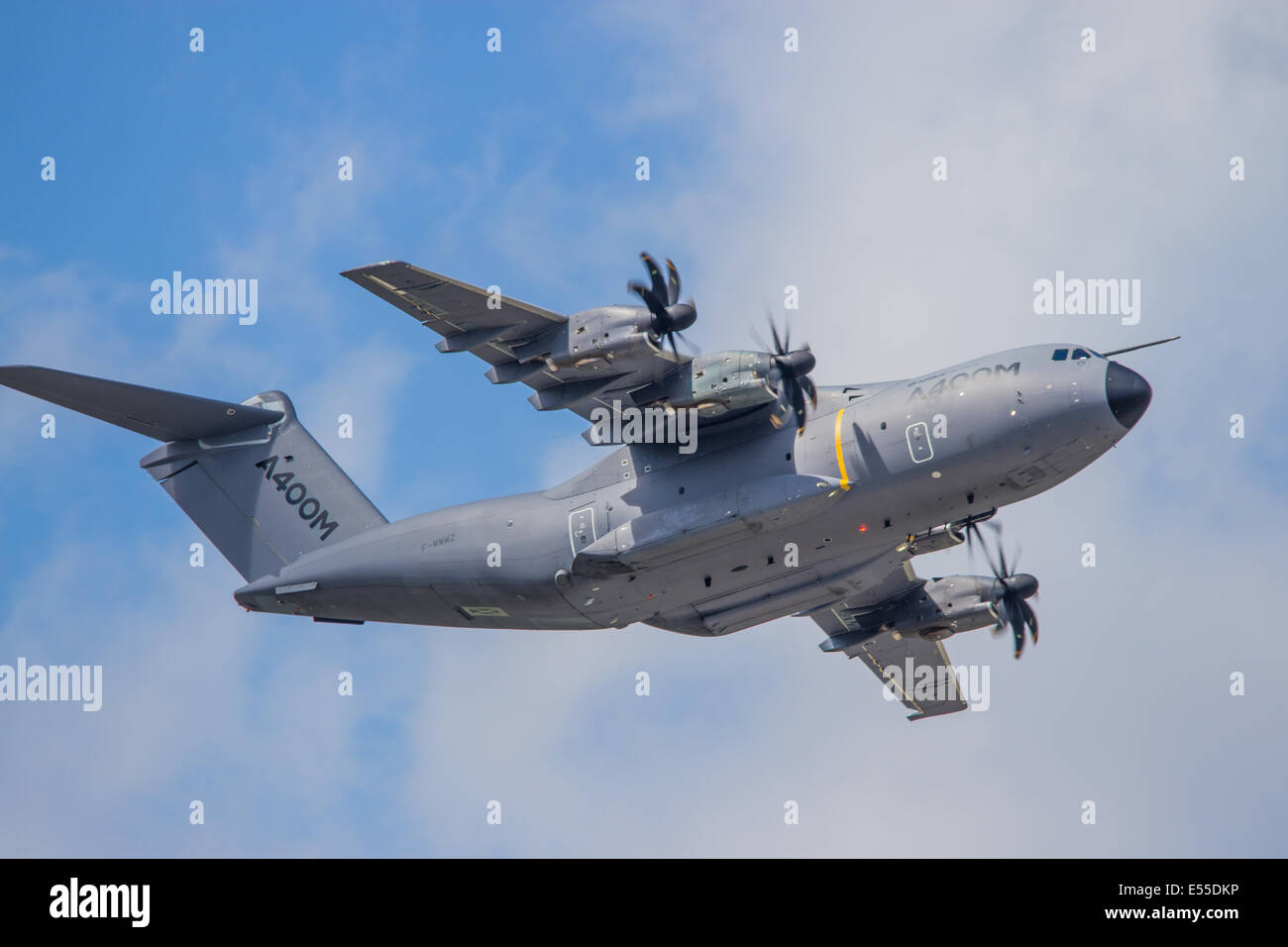 The Airbus A400M Atlas military transport aircraft is demonstrated at ...