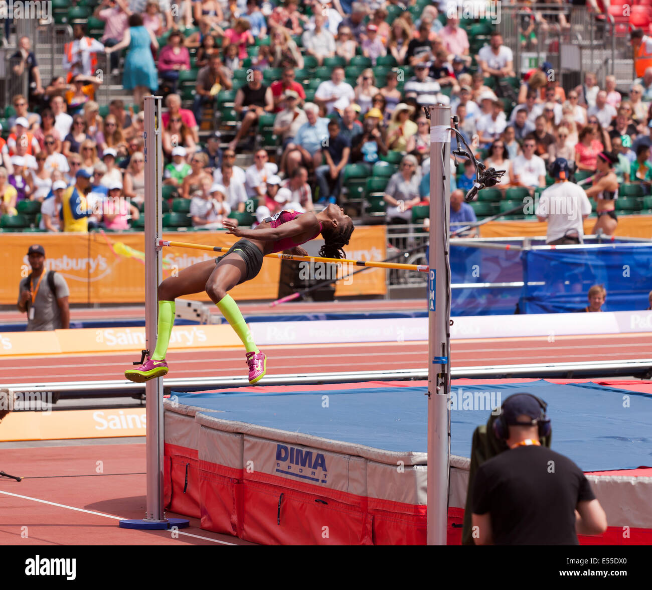 High jump athlete hi-res stock photography and images - Alamy