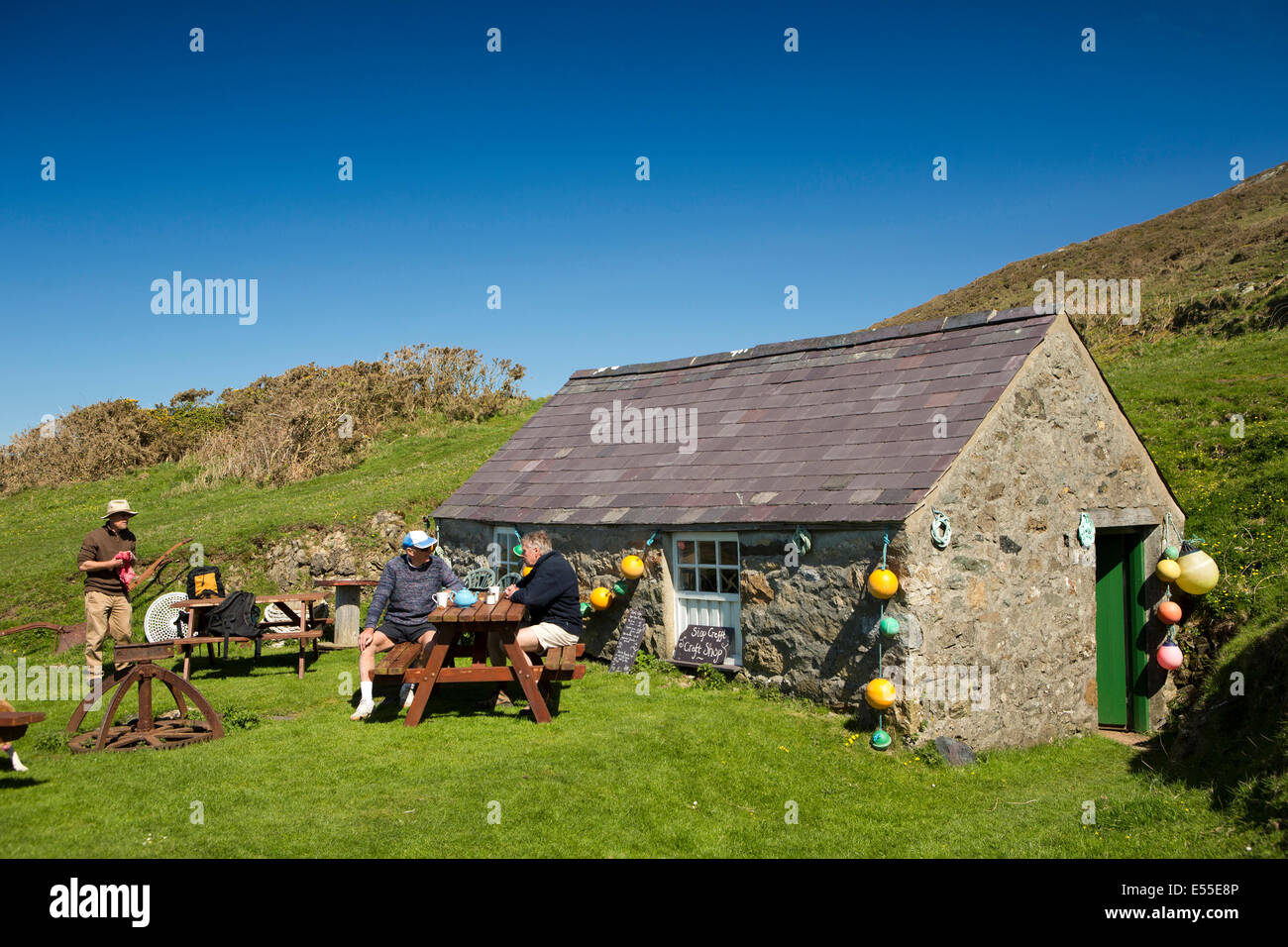 UK, Wales, Gwynedd, Lleyn peninsula, Aberdaron, Bardsey Island ...