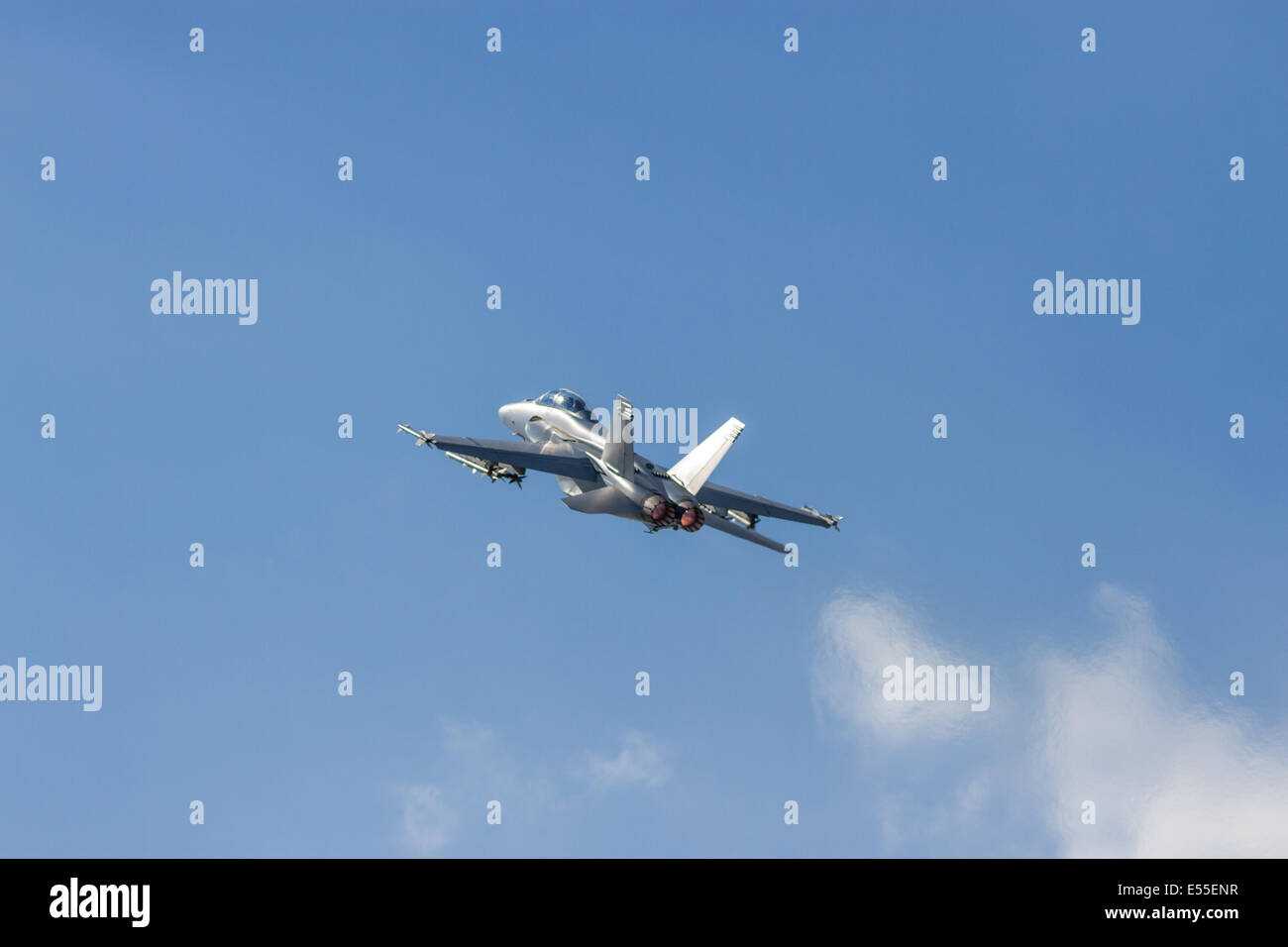 Boeing f a 18e super hornet fighter aircraft hi-res stock photography ...