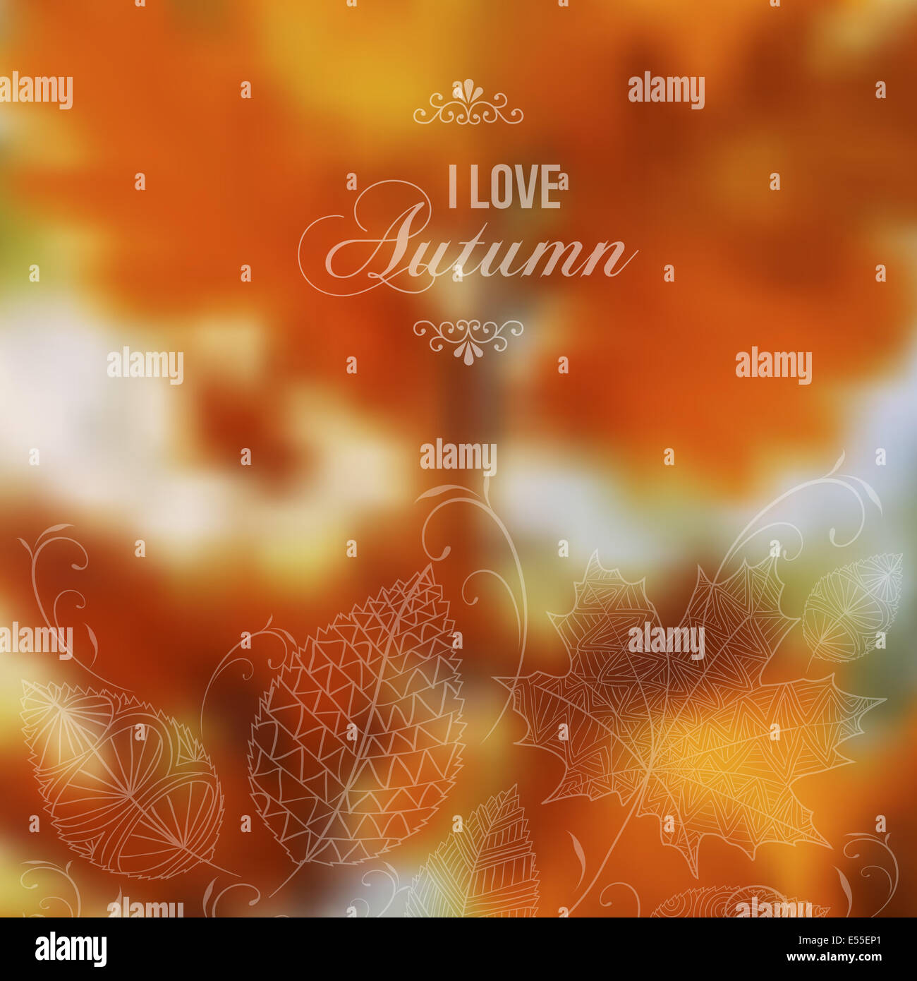 Vintage fall layout hi-res stock photography and images - Alamy
