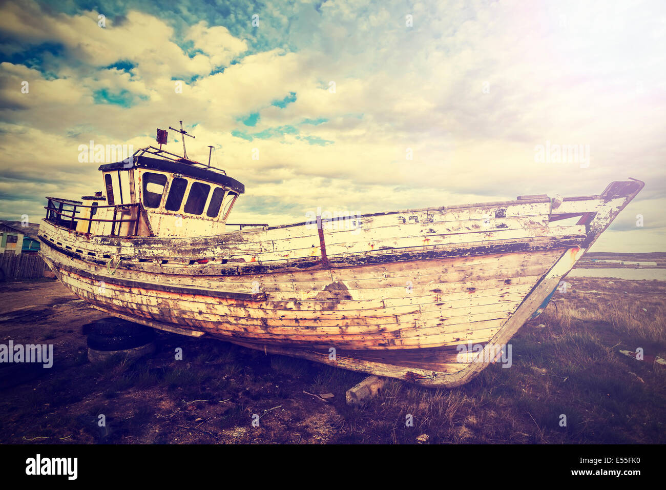Old vintage sail boat hi-res stock photography and images - Alamy