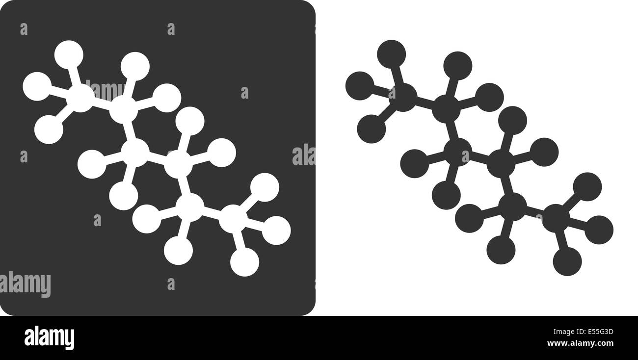 Hexane molecule hi-res stock photography and images - Alamy