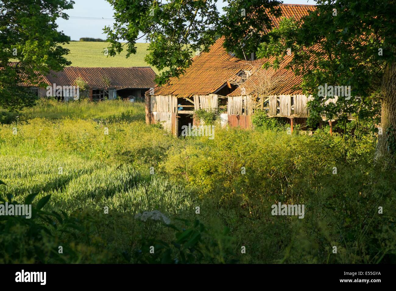 Derelict farm buildings england hi-res stock photography and images - Alamy