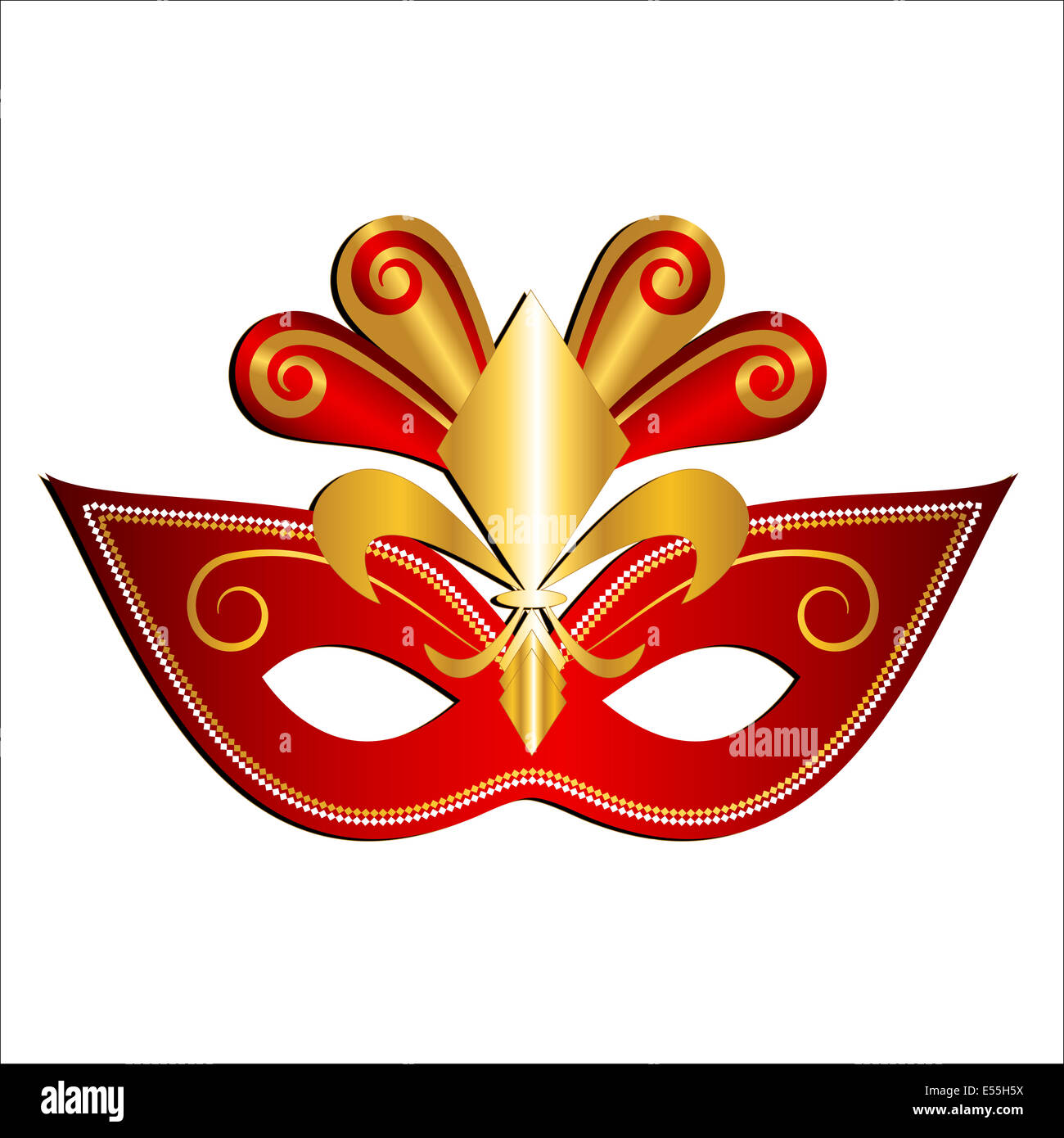 Carnival Mask. Vector Stock Photo - Alamy