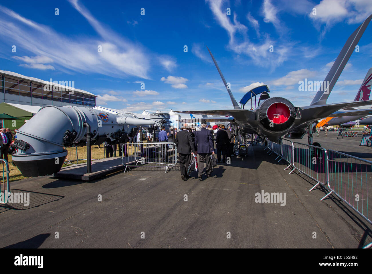The F-35 Joint Strike Fighter Lightning II was featured at the ...