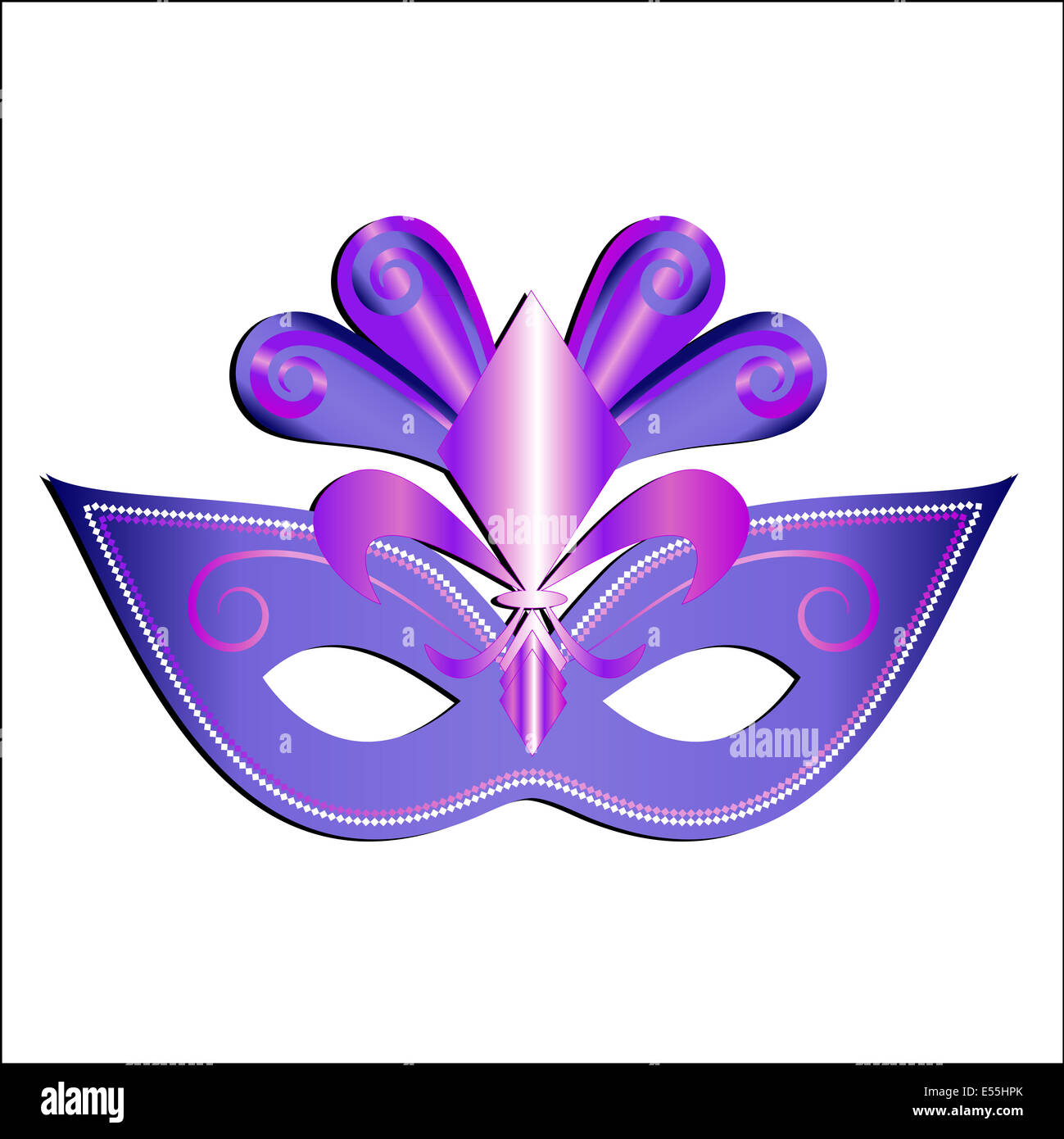 Carnival Mask. Vector Stock Photo - Alamy