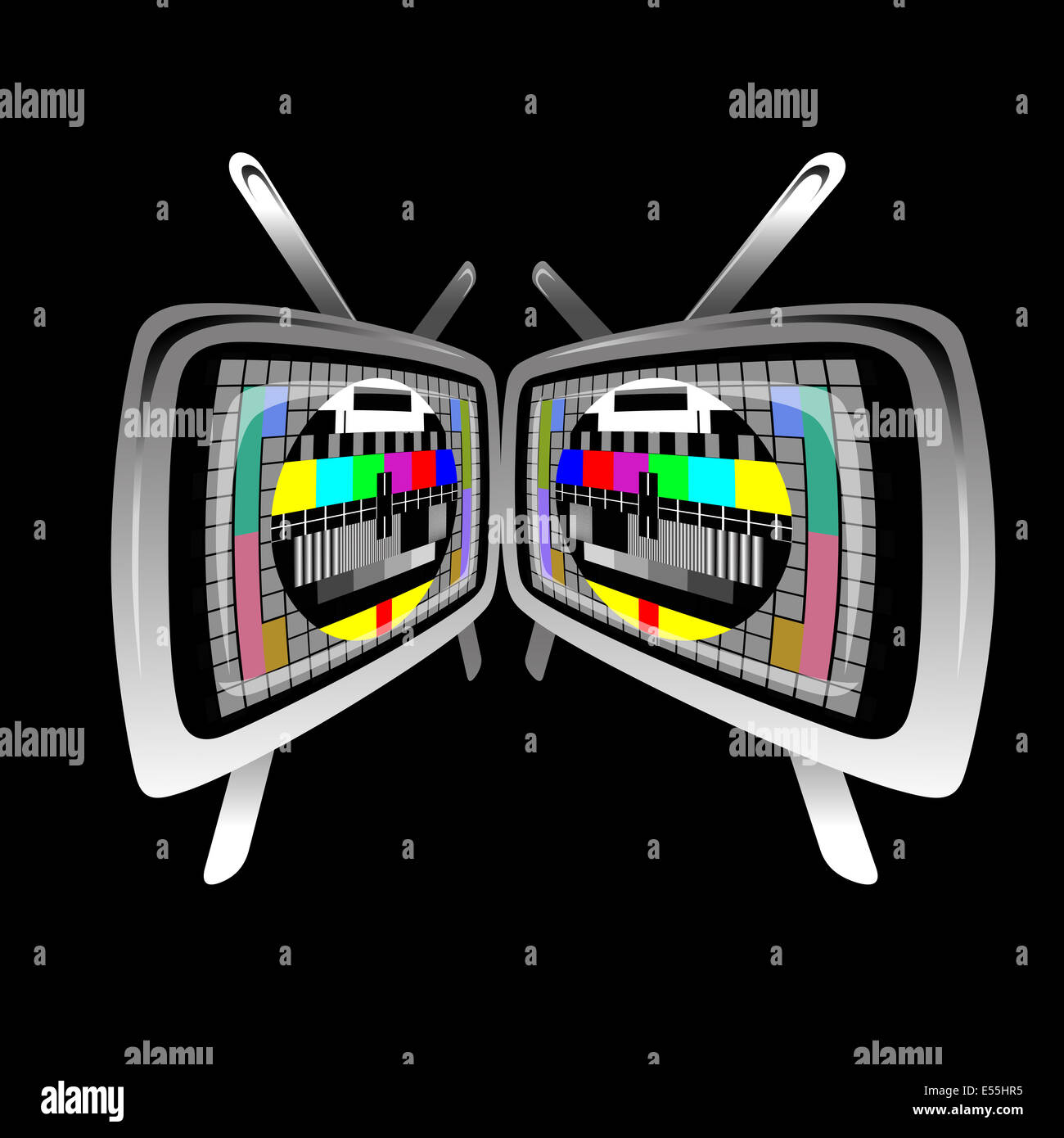 Tv color bars hi-res stock photography and images - Alamy