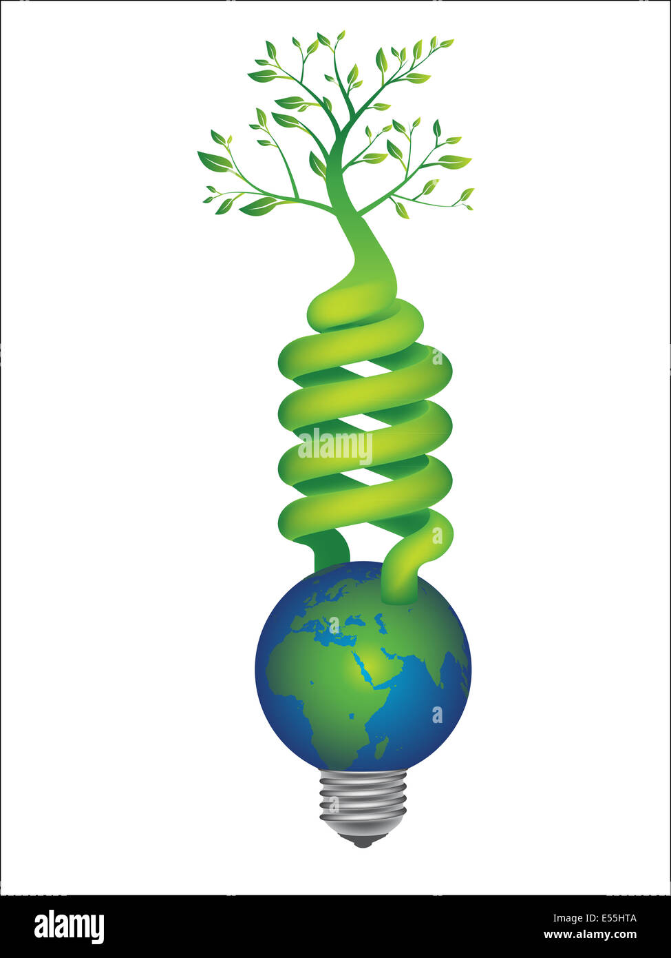 eco earth bulb Stock Photo - Alamy