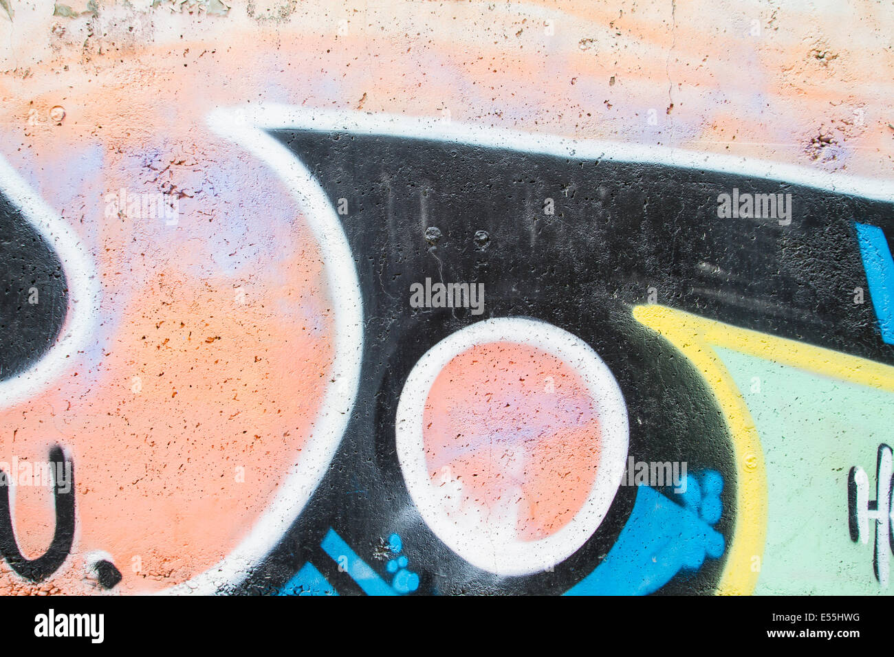 Graffiti wall. Urban art grunge background. hip hop texture Stock Photo ...