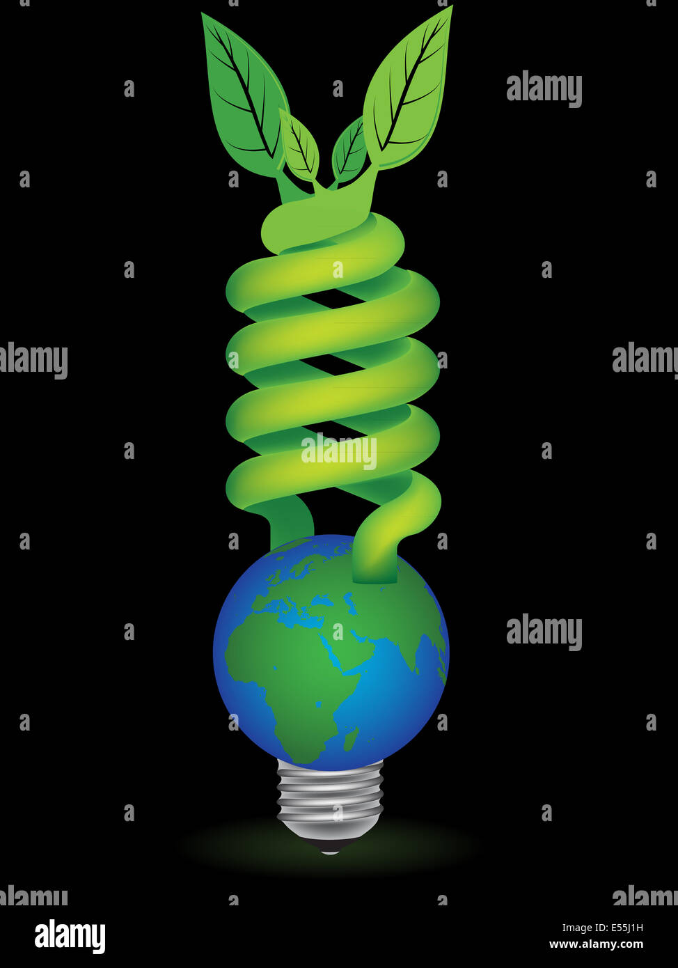 eco earth bulb Stock Photo - Alamy